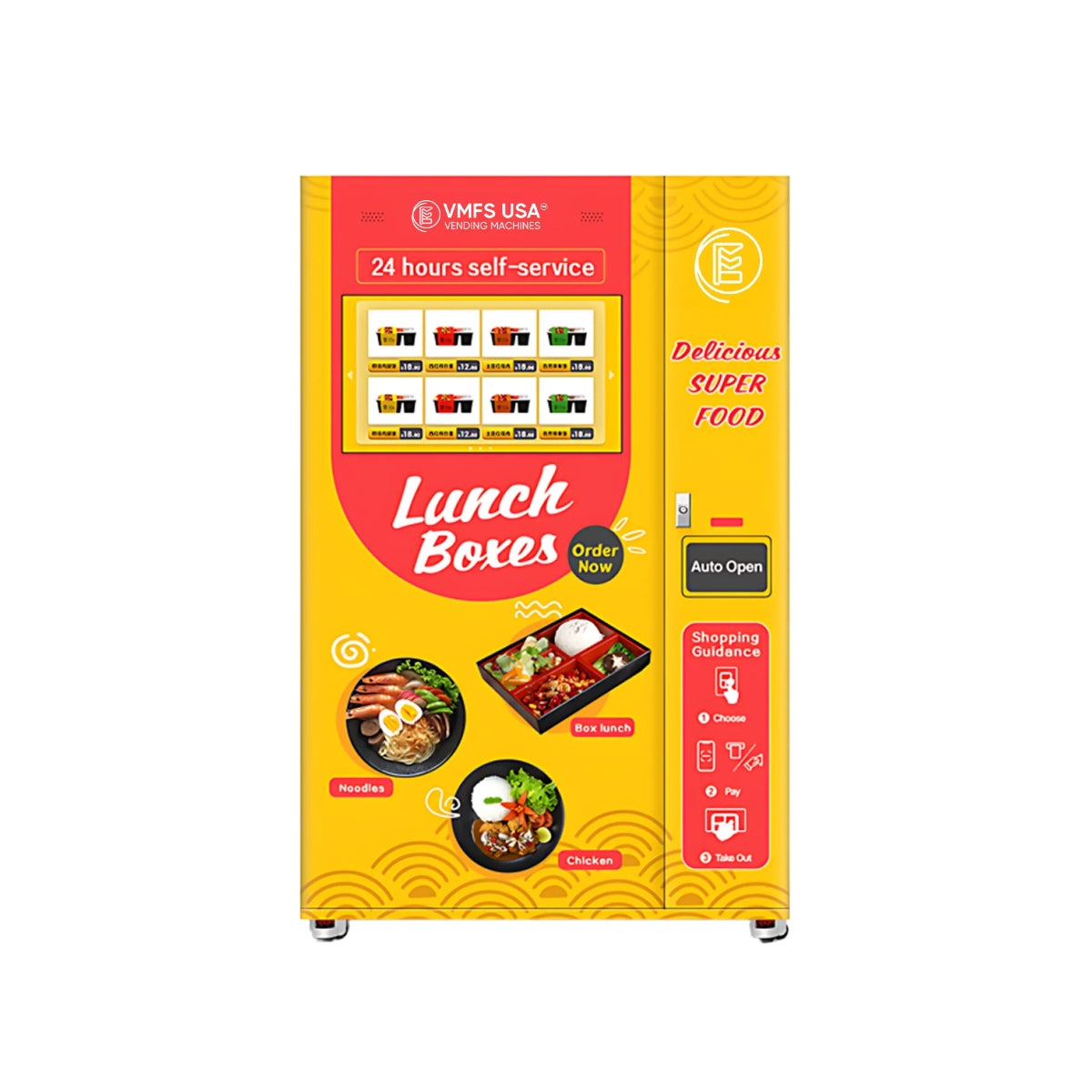 Lunch Box Vending Machine | Built To Store, Made To Serve Fresh | VMFS USA