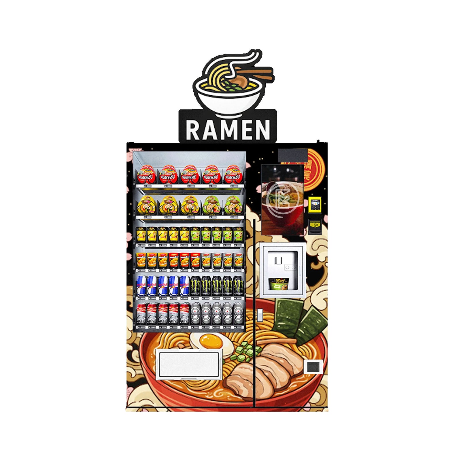Instant Ramen Noodle Vending Machine For Sale - VMFS USA - VMFS USA